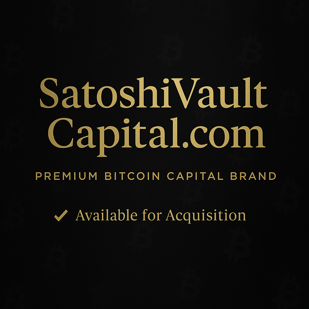 Satoshi Vault Capital - Bitcoin-Native Digital Wealth Platform